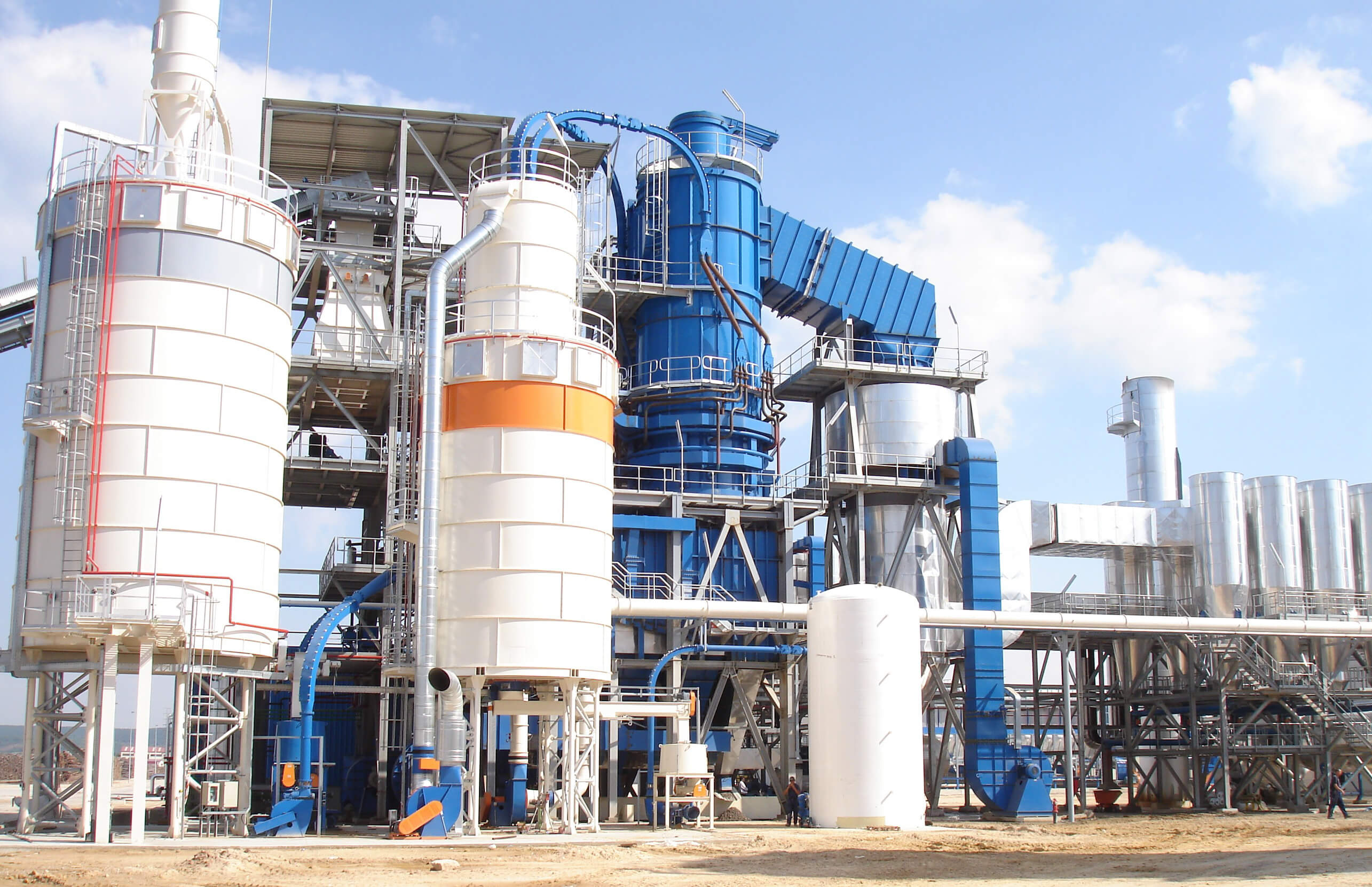 Waste heat thermal oil heater